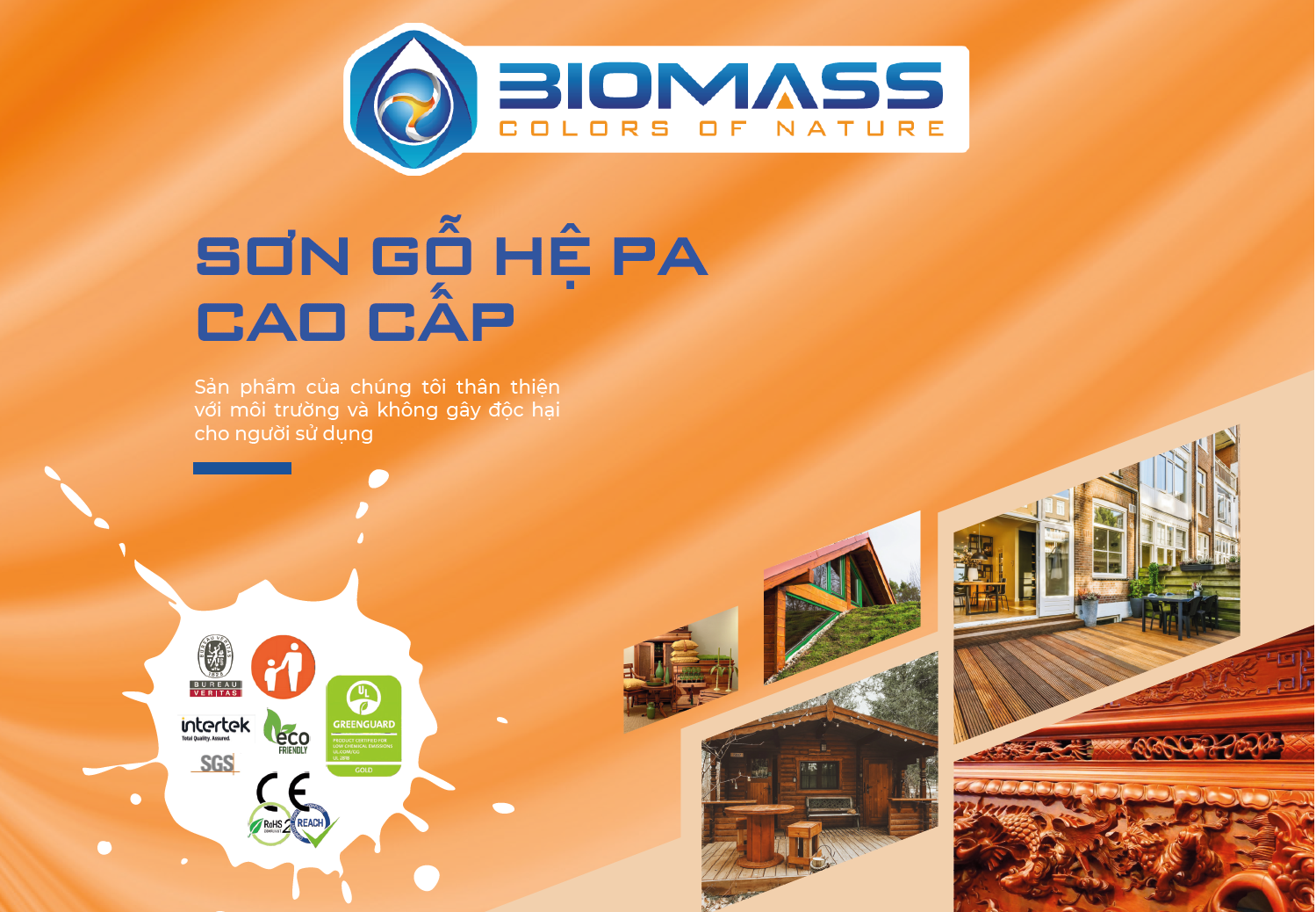 PA SYSTEM WATER-BASED WOOD COATING - BIOMASS