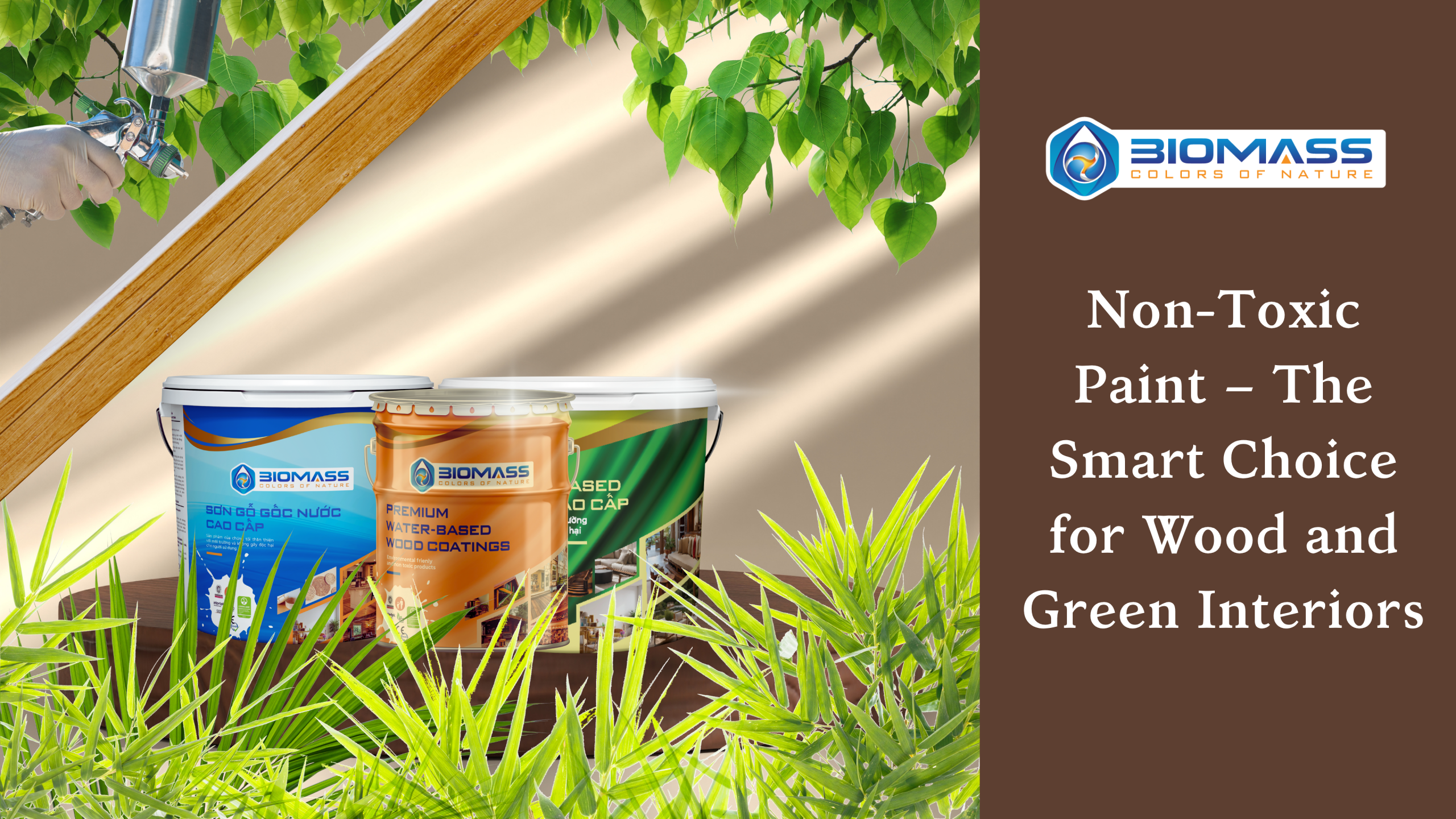 Non-Toxic Paint – The Smart Choice for Wood and Green Interiors
